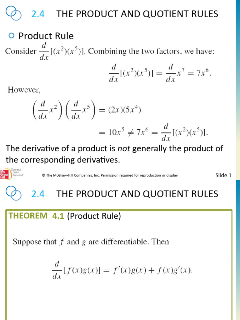 2 - 4 The Product and Quotient Rules-2 | PDF | Technology & Engineering