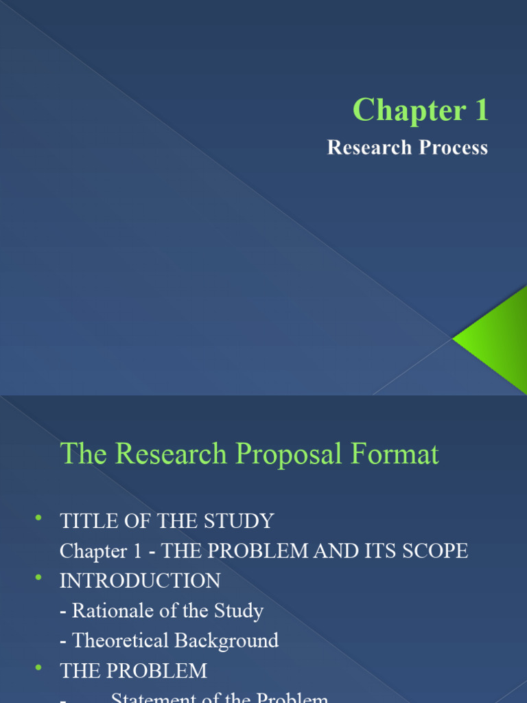 Chapter 1 Research | PDF | Hypothesis | Methodology