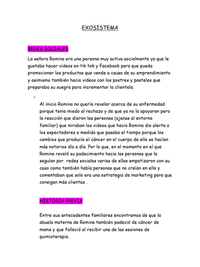 EXOSISTEMA | PDF | Iniciativa empresarial