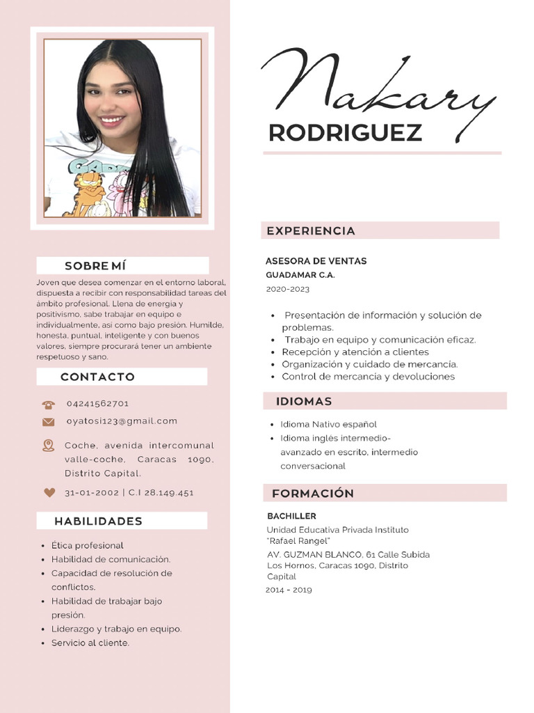 Na Kary Rodriguez CV | PDF