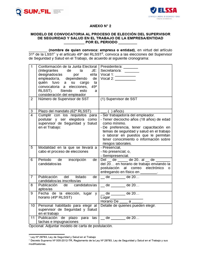 226 Formatos SSST | PDF | Documento de identidad | Votación