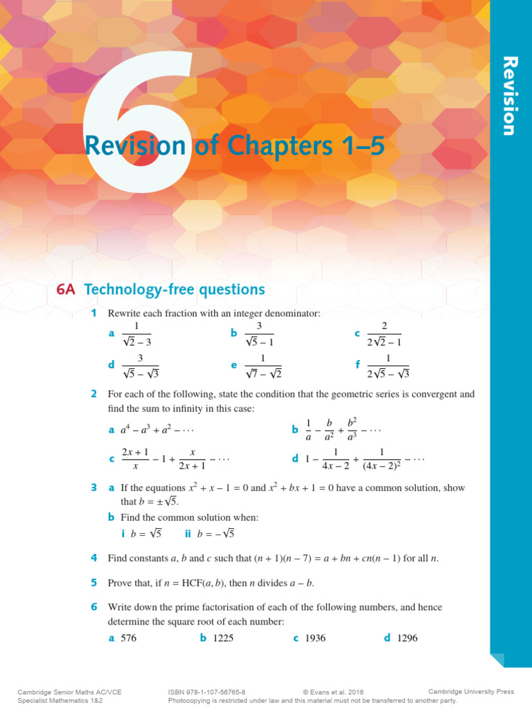 Y11 Sm Textbook Chapter 6 Revision Of Chapters Pdf Force