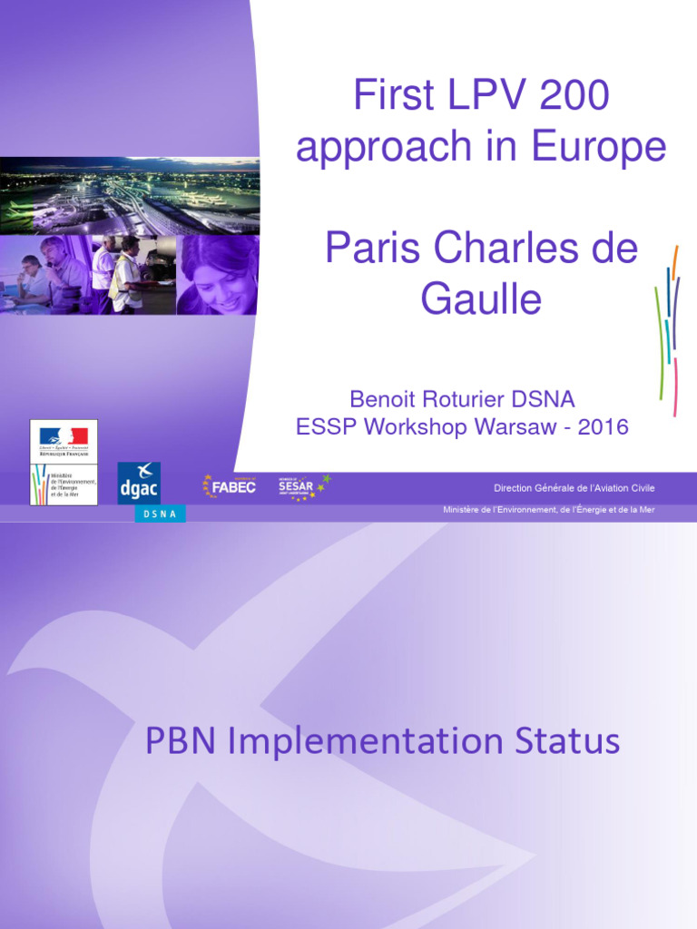DSNA - First LPV-200 Approach in Europe, Paris Charles de Gaulle | PDF ...