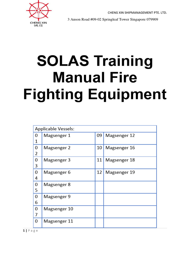 Final SOLAS Training Manual LSA | PDF | Shipping | Water Transport