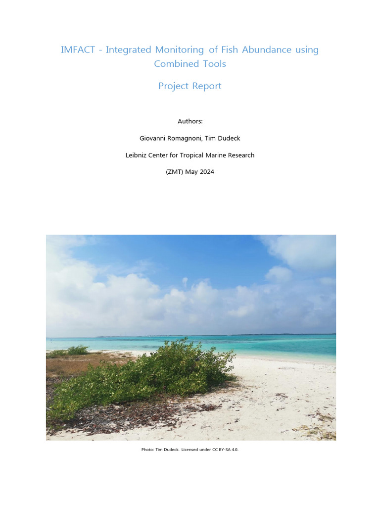 IMFACT Short Project Report | PDF | Underwater Diving | Census