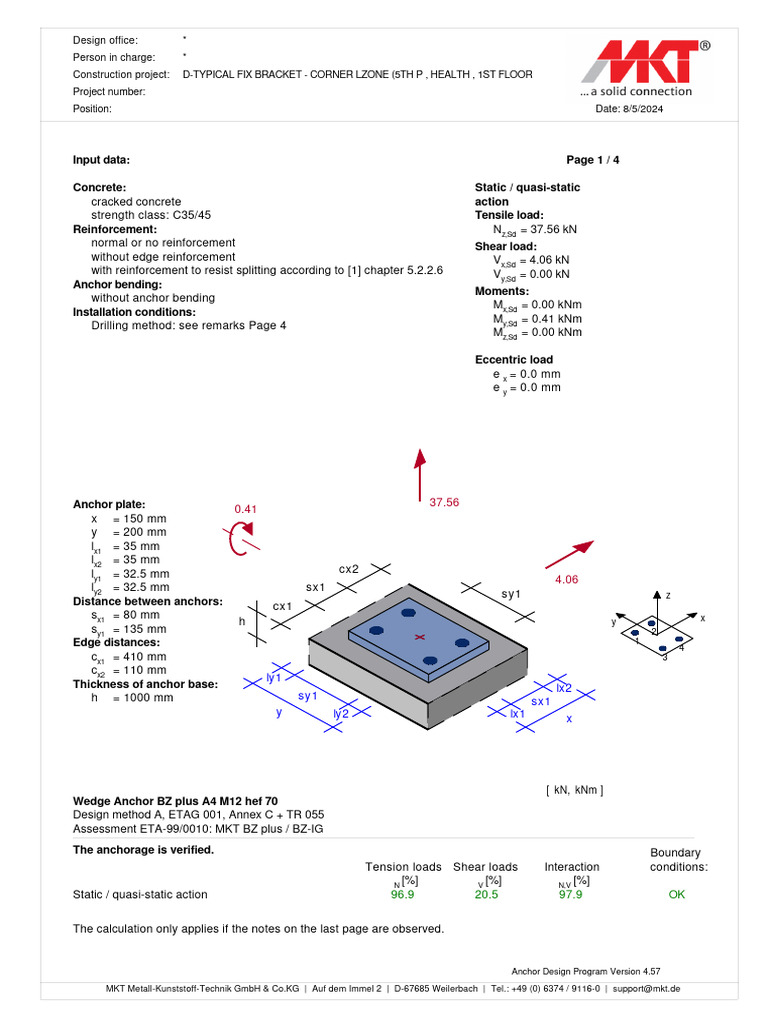 D-Typical Center Bracket - Corner Zone 5TH Podium | PDF | Mechanical ...