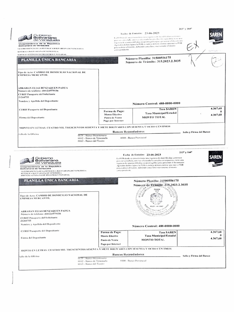 Acta Asamblea 1 | PDF | Venezuela | Bancos