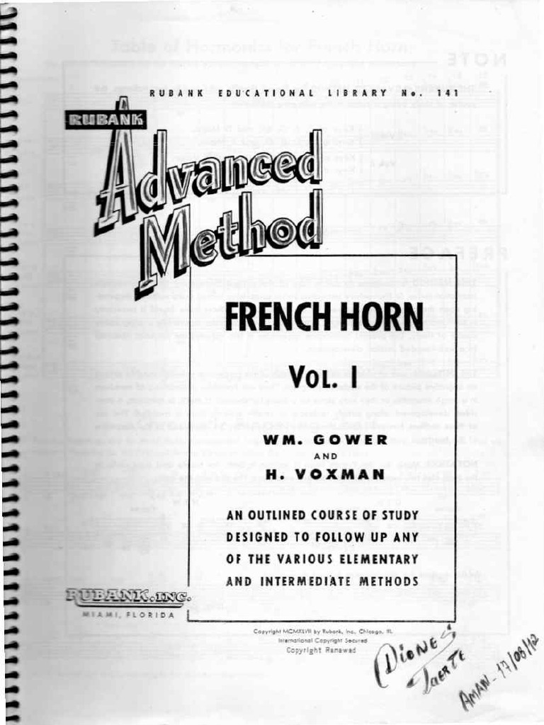 PDF metodo French Horn | PDF