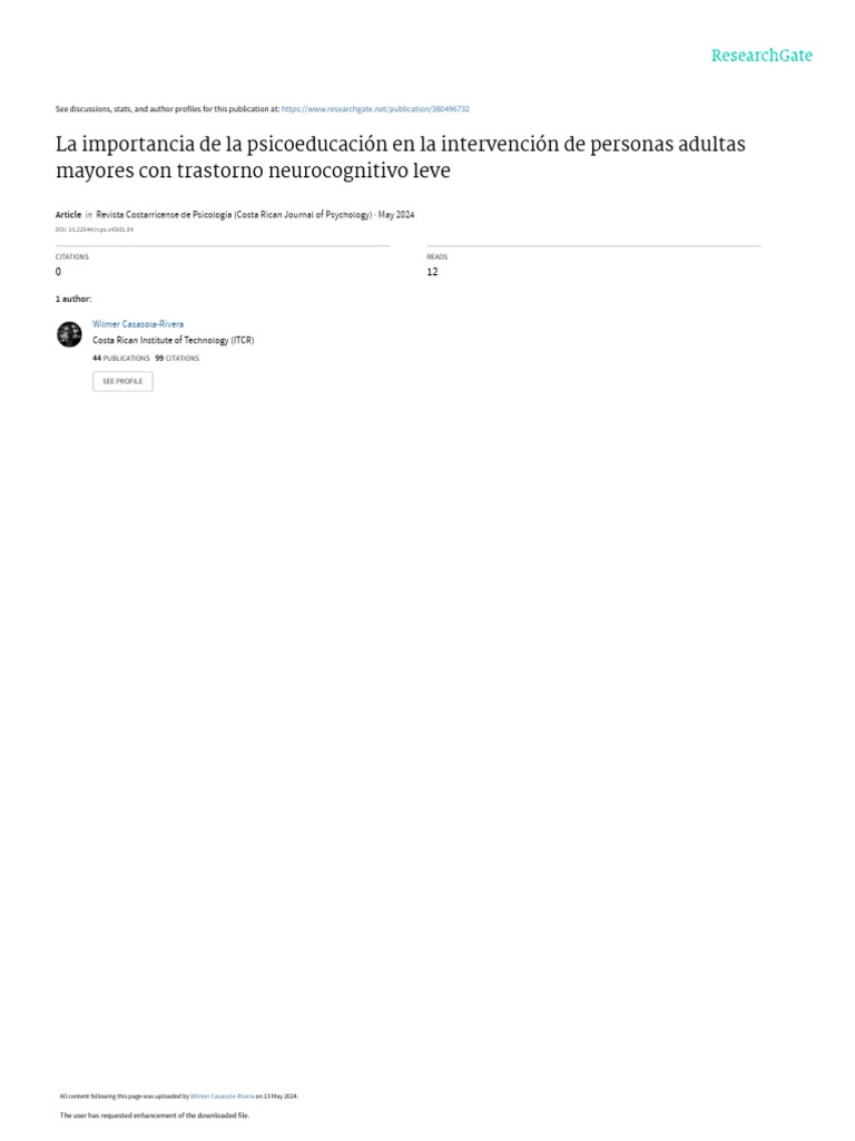 La Importancia de La Psicoeducación en La Intervención de Personas ... La Importancia de La Psicoeducación en La Intervención de Personas ...
