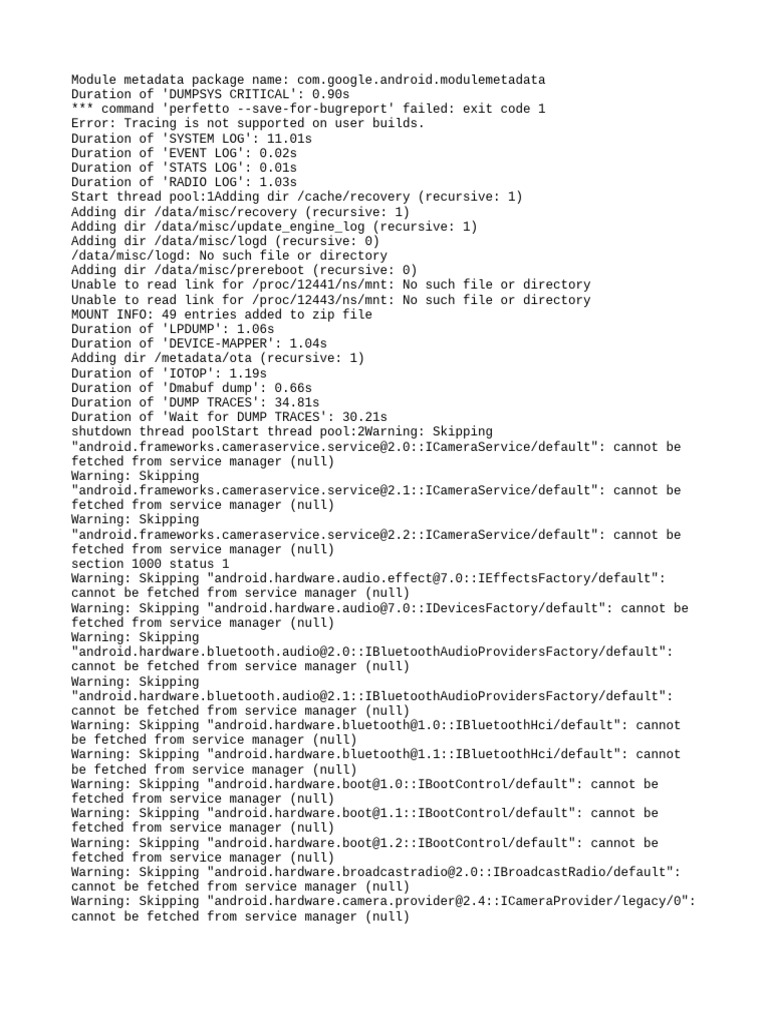 Bugreport P606F05 SP1A.210812.016 2024 07 10 20 17 02 Dumpstate - Log 12240 | PDF | Information ...