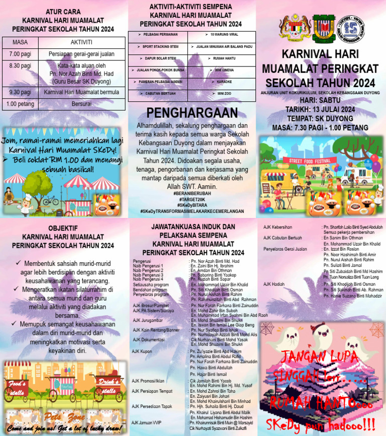 Pamplet KarnivalHariMuamalat | PDF