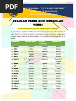 100 Regular Verbs | PDF