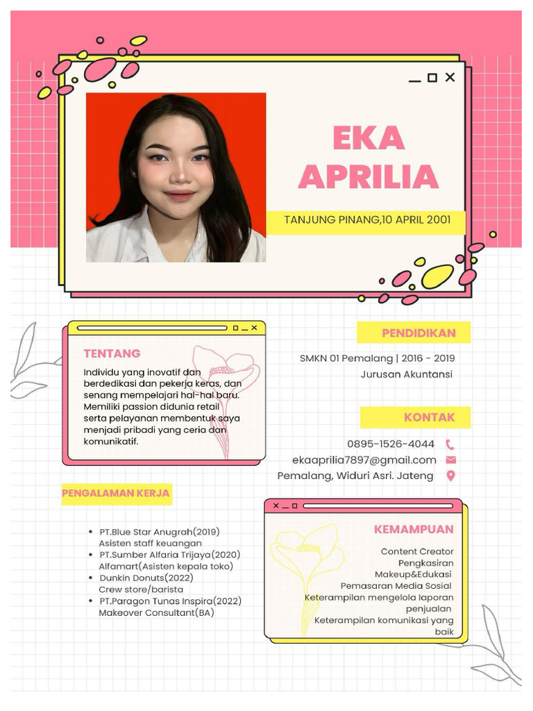 CV Eka Aprilia | PDF