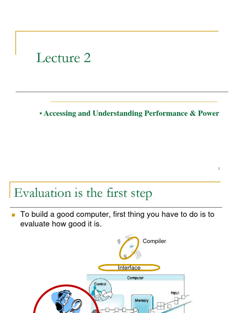 Lecture_02_CH01_Performance_Power | PDF | Central Processing Unit | Computer Architecture