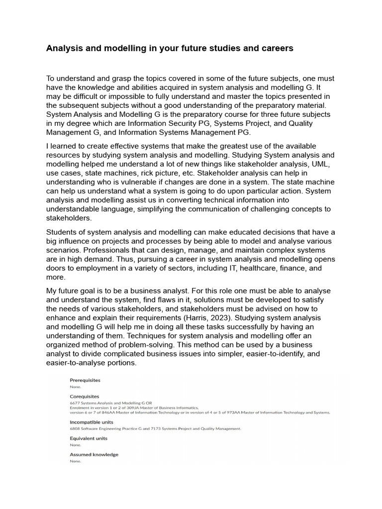 Introspection Report U3259309 | PDF | System | Use Case