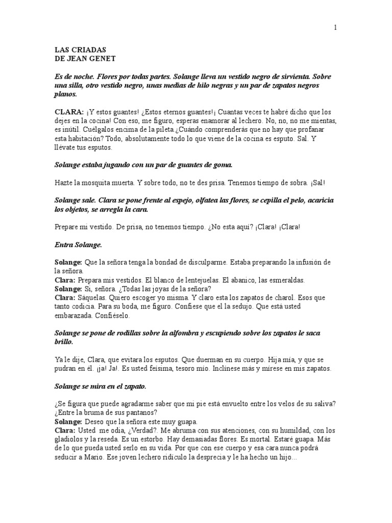 Las Criadas | PDF | Naturaleza