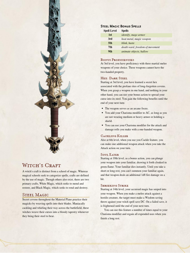 Complete Witch - Steel Magic | PDF