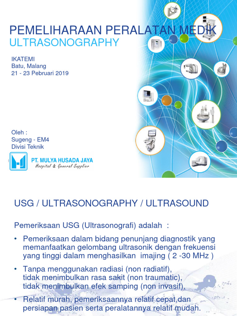 Maintenance USG | PDF | Medical Ultrasound | Ultrasound
