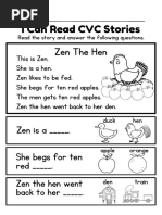 CVC Short Stories for Early Readers | PDF