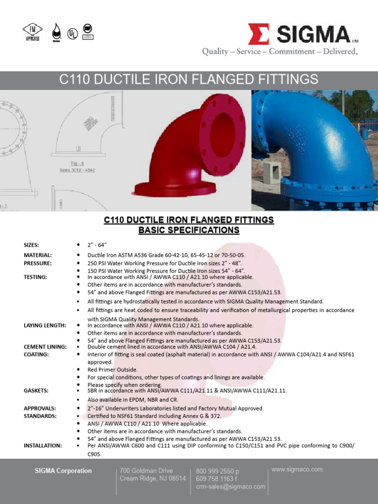 CATALOG - C110-DUCTILE-IRON-FLANGED-FITTINS-Rev-Nov-2022 (2-64 PLG ...