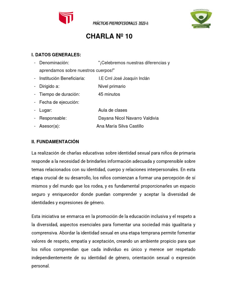 Charla 10 Identidad Sexual | PDF | Masculinidad | Orientación sexual