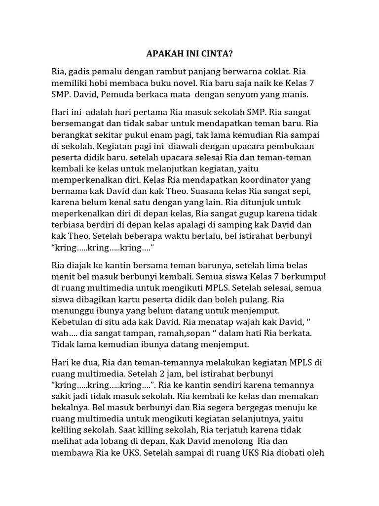 Apakah Ini Cinta | PDF