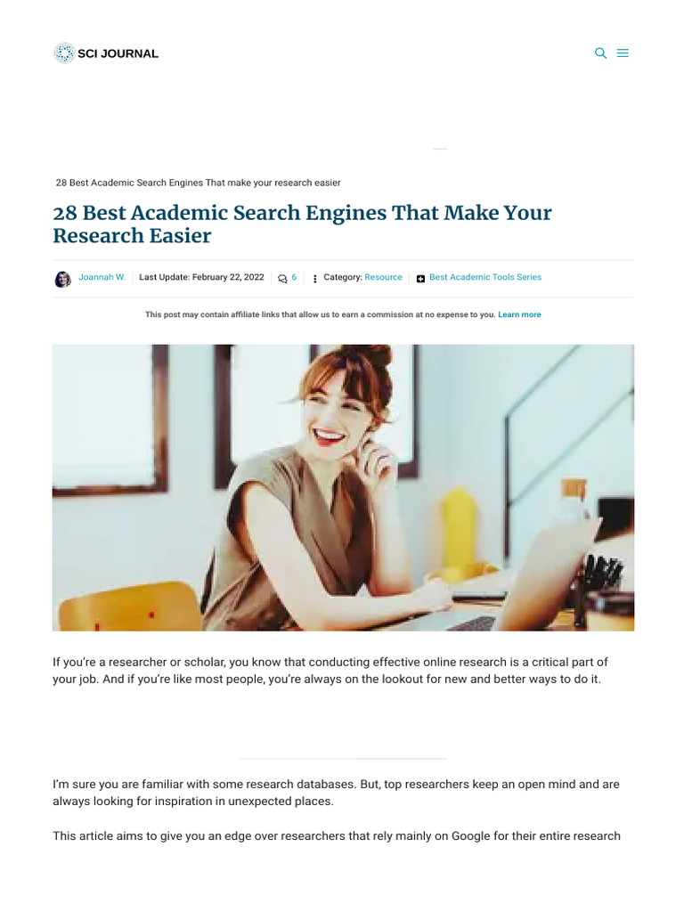 28 Best Academic Search Engines That Make Your Res - 230607 - 062920 ...