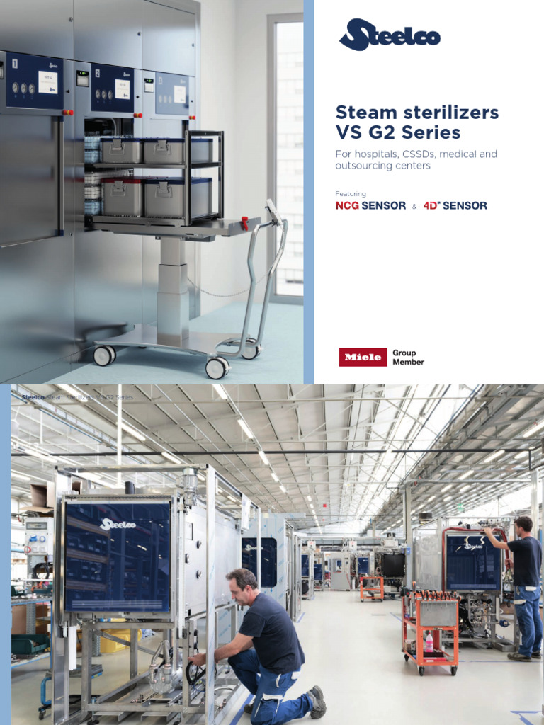 Steelco catalogues | PDF | Sterilization (Microbiology) | Water
