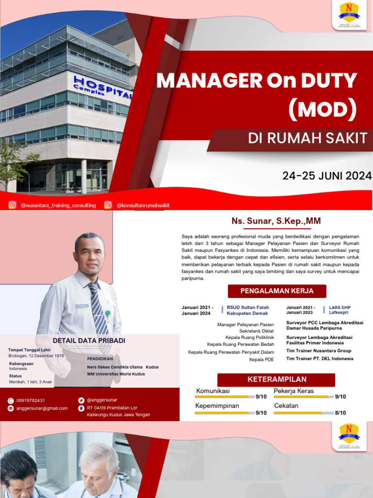 Konsep Dan Pengertian Manager On Duty (MoD) | PDF | Karier & Perkembangan