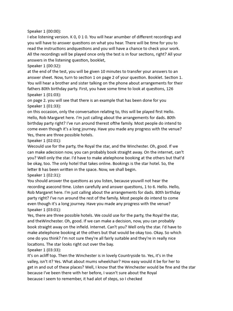 Test 1 Transcript Pdf Sustainability