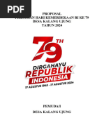 Contoh Proposal Kegiatan 17 Agustus Revisi | PDF | Perjalanan