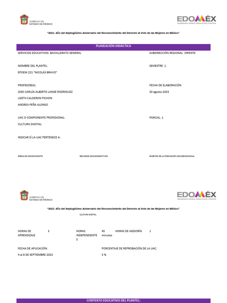 2da Progresion Cultura Digital | PDF | Evaluación | Enseñando