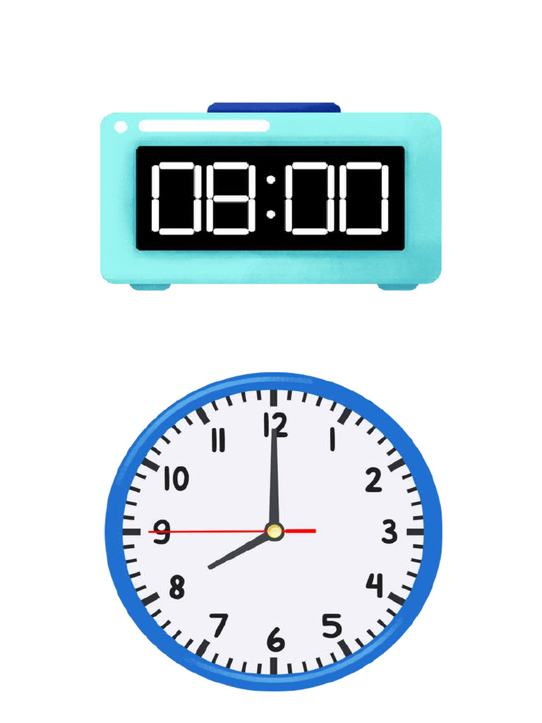 Analog & Digital Clock | PDF