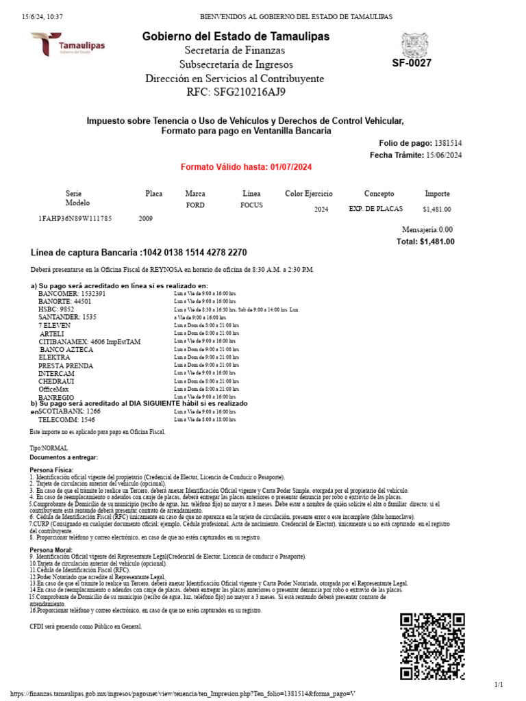 Bienvenidos Al Gobierno Del Estado de Tamaulipas | PDF | Documento de ...