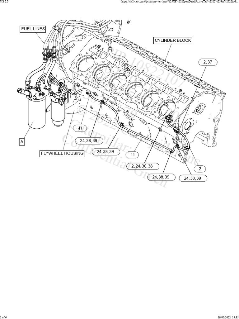 Fuel System C27 (BaseFuel) | PDF | Vehicle Parts | Vehicle Technology