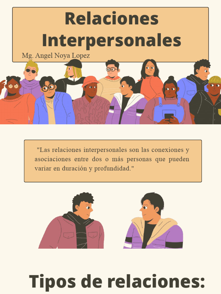 Relaciones Interpersonales | PDF | Crecimiento personal y profesional ...