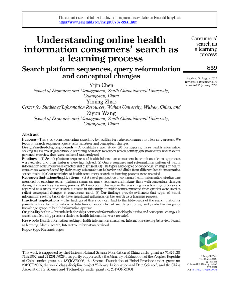 10 1108 - LHT 08 2019 0174 | PDF | Information | Learning