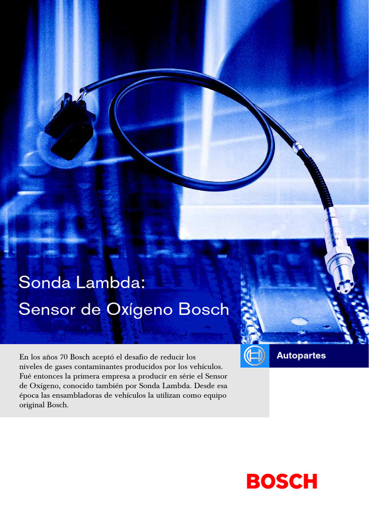 Sonda Lambda | PDF | Inyección de combustible | Motores