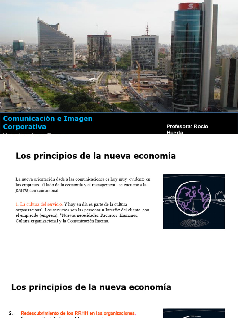 Semana 2 - Principios de La Nueva Economía y Naturaleza de La Empresa | PDF | Business ...