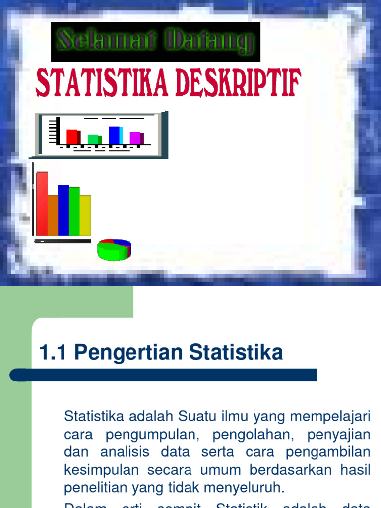 Pertemuan-1 - Statistik Dasar - Analisa Kegagalan Teknik | PDF
