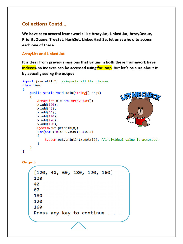Collection Continued - Notes Lyst5117 | PDF | Object (Computer Science ... Collection Continued - Notes Lyst5117 | PDF | Object (Computer Science ...