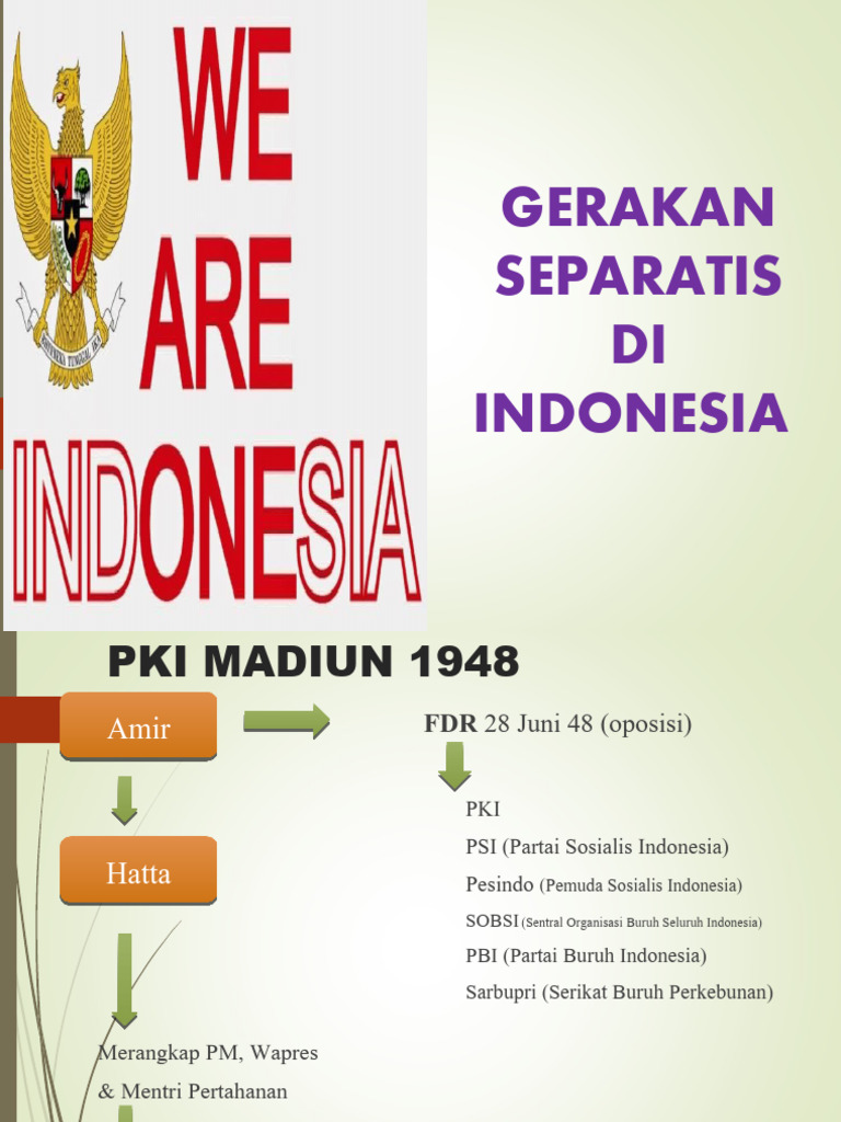Gerakan Separatis Di Indonesia | PDF