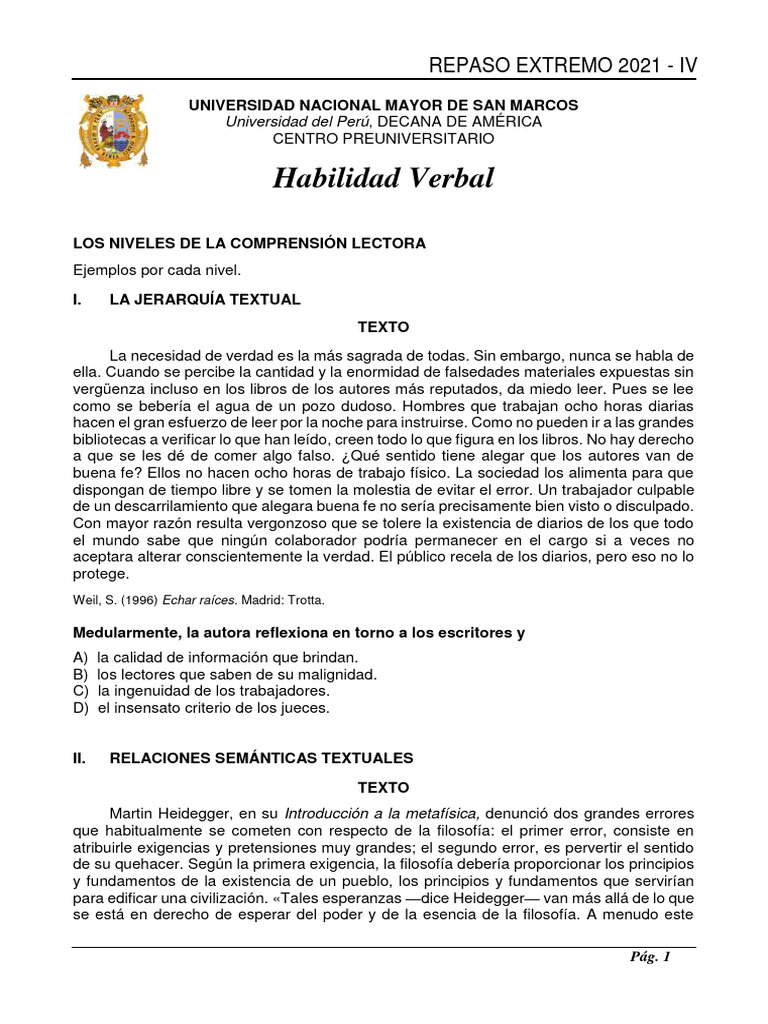 Repaso Extremo Tarde 2 | PDF | Eugenesia | Verdad