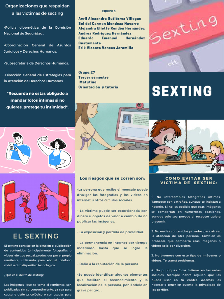Triptico Sexting | PDF