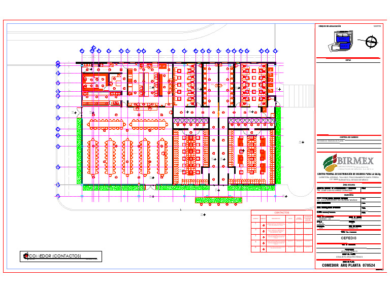 Comedor Arq Planta 070524-Contactos - 080529 | PDF