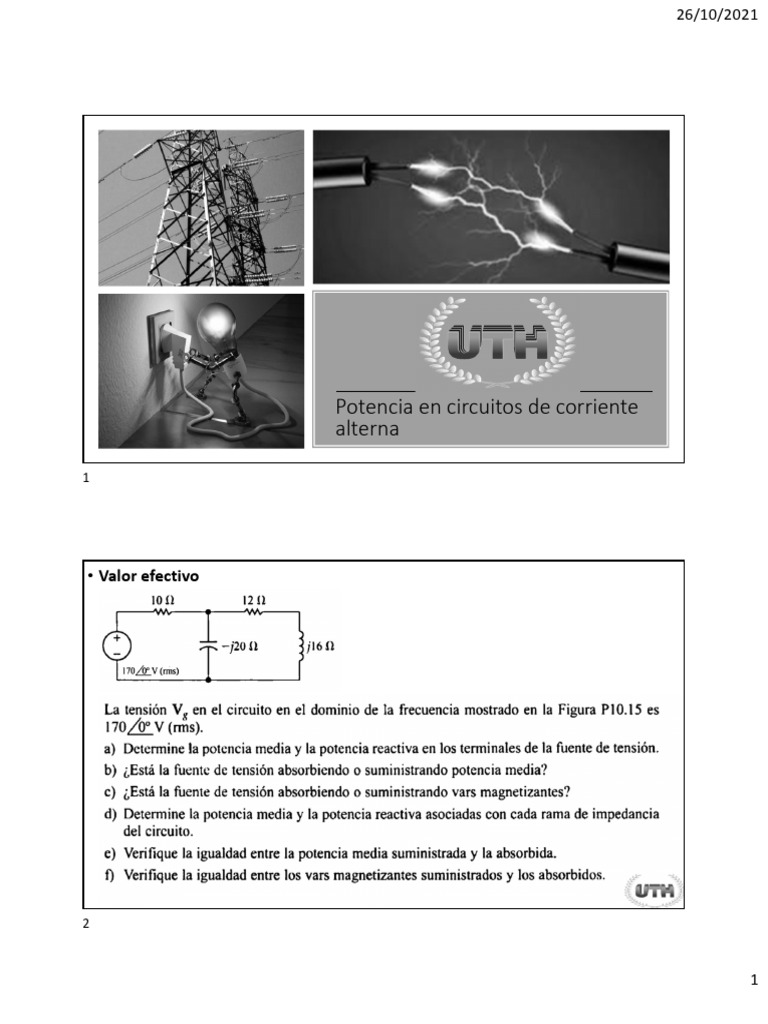 AC Circuit Power Analysis | PDF