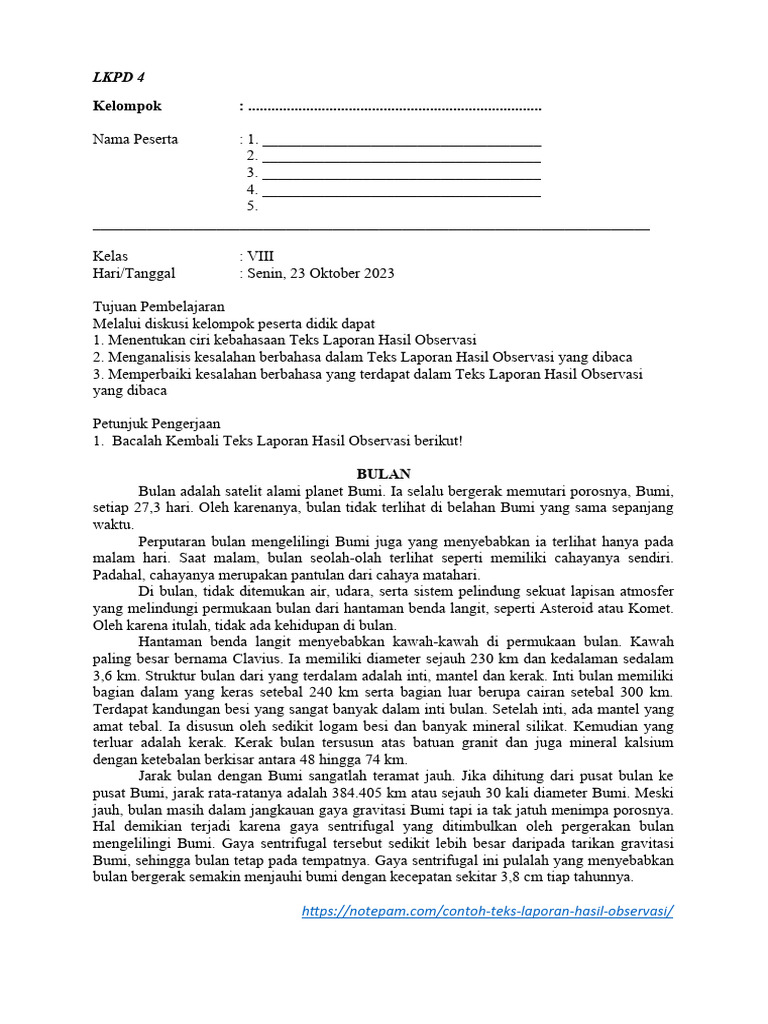 LKPD 4 Teks LHO | PDF | Teknologi & Rekayasa