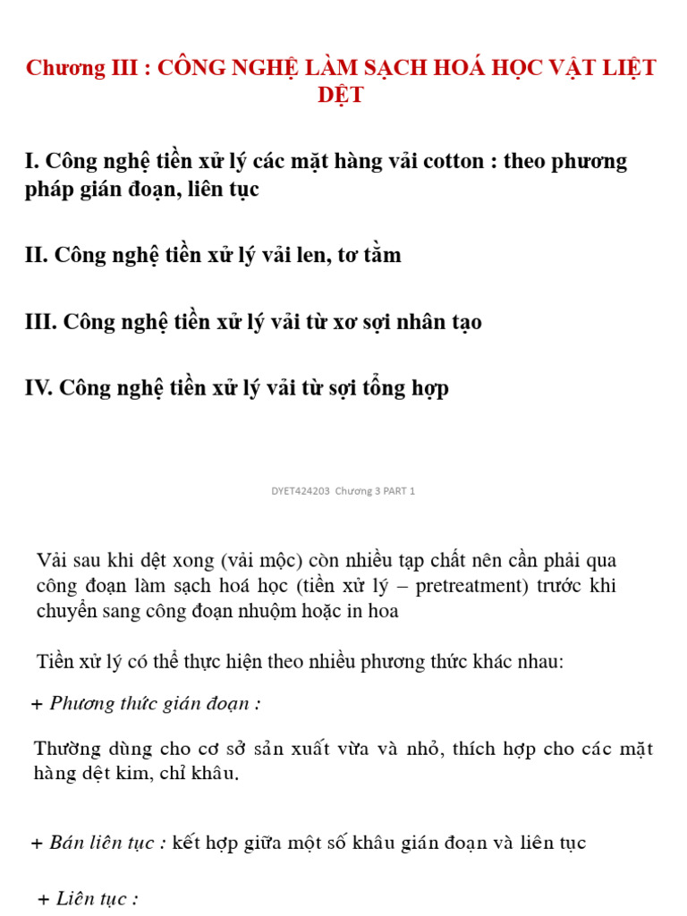 CN NHUOM Chuong III CN Tienxuly Part 1 | PDF