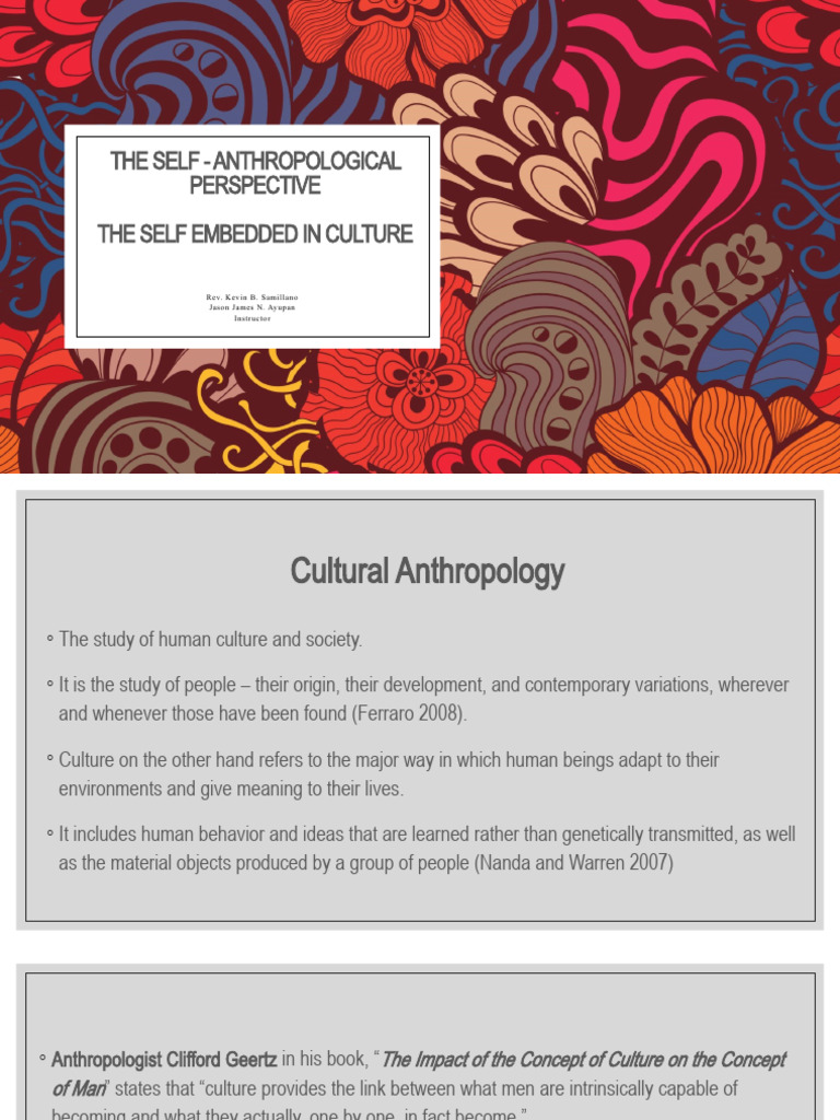 4 (Cultural - Anthropological Perspective) | PDF | Individualism ...