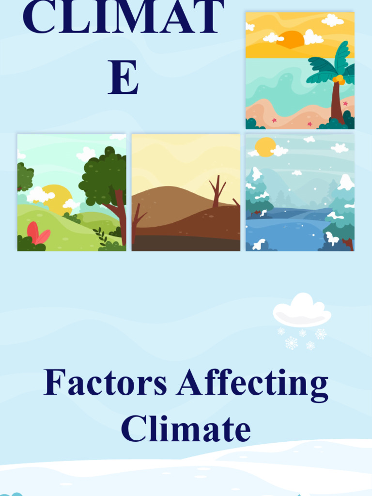 Factors Affecting Climate | PDF | Travel | Home & Garden